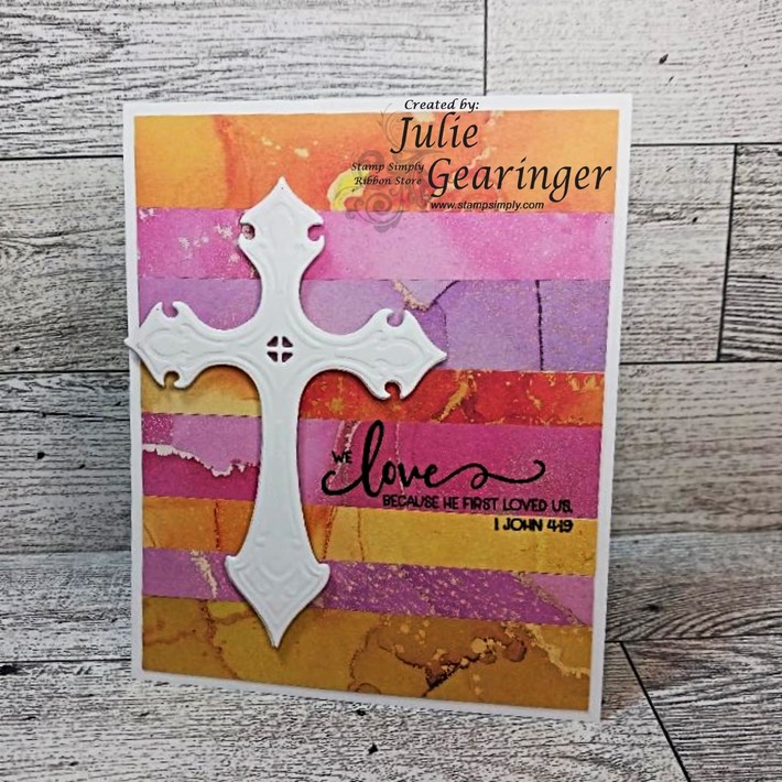 The paper scraps used are from two pads in the Ink Drops collection ...